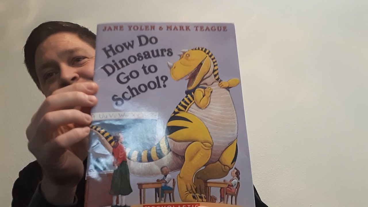 How Dinosaurs go to School read by Mr Trevor (Sign Language ASL) - YouTube