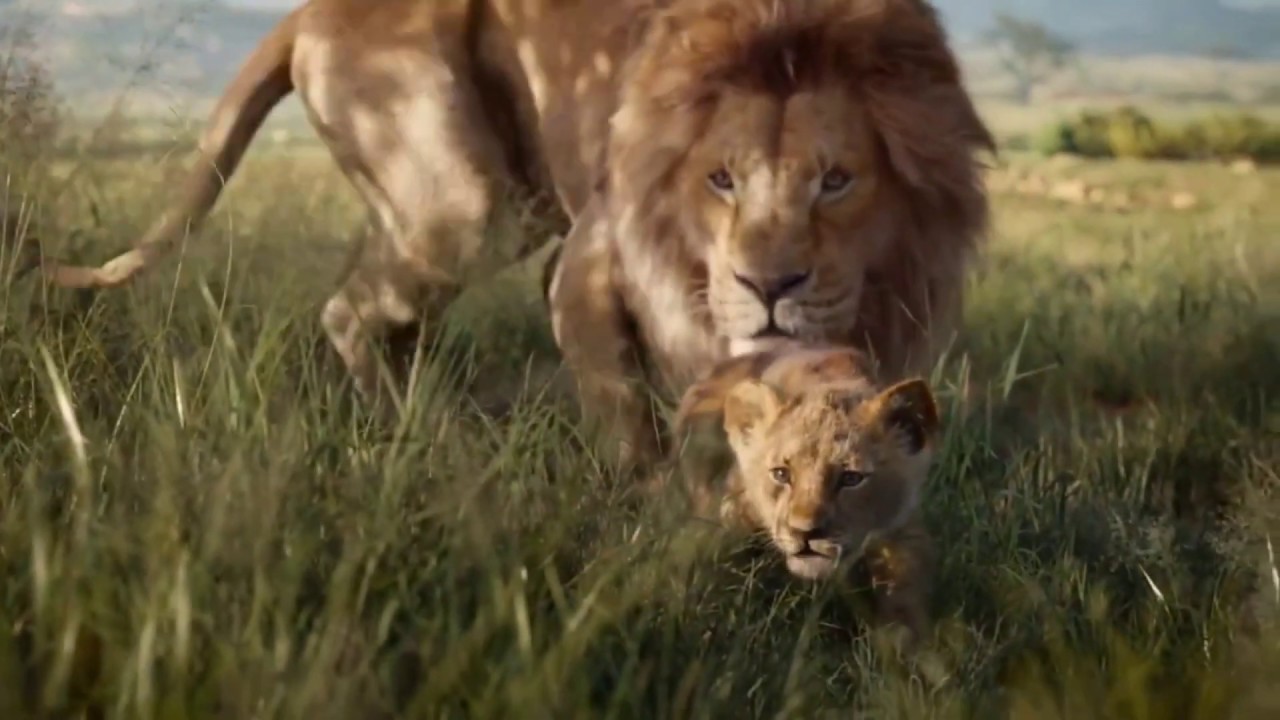 Mufasa Teaches Simba to hunt - YouTube