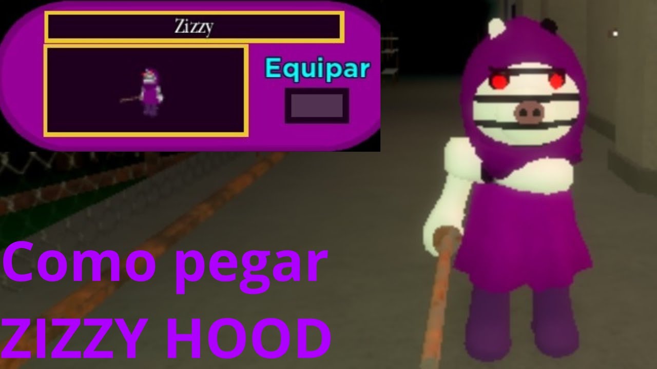 como pegar a skin da Zizzy Hood no piggy book 2 but it 100 players ...