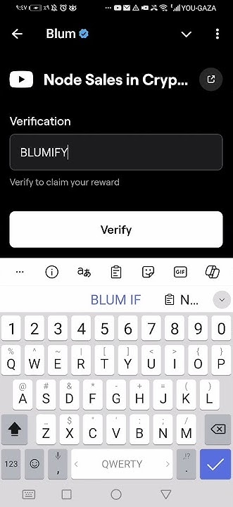 حل كود بلوم blum الجديد | Node Sales in Crypto +250 BP | Blum Code - YouTube