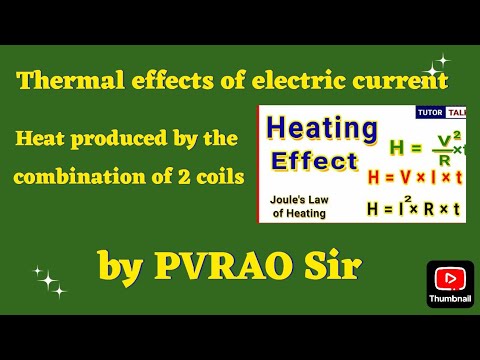 Heat produced by combination of coils - YouTube