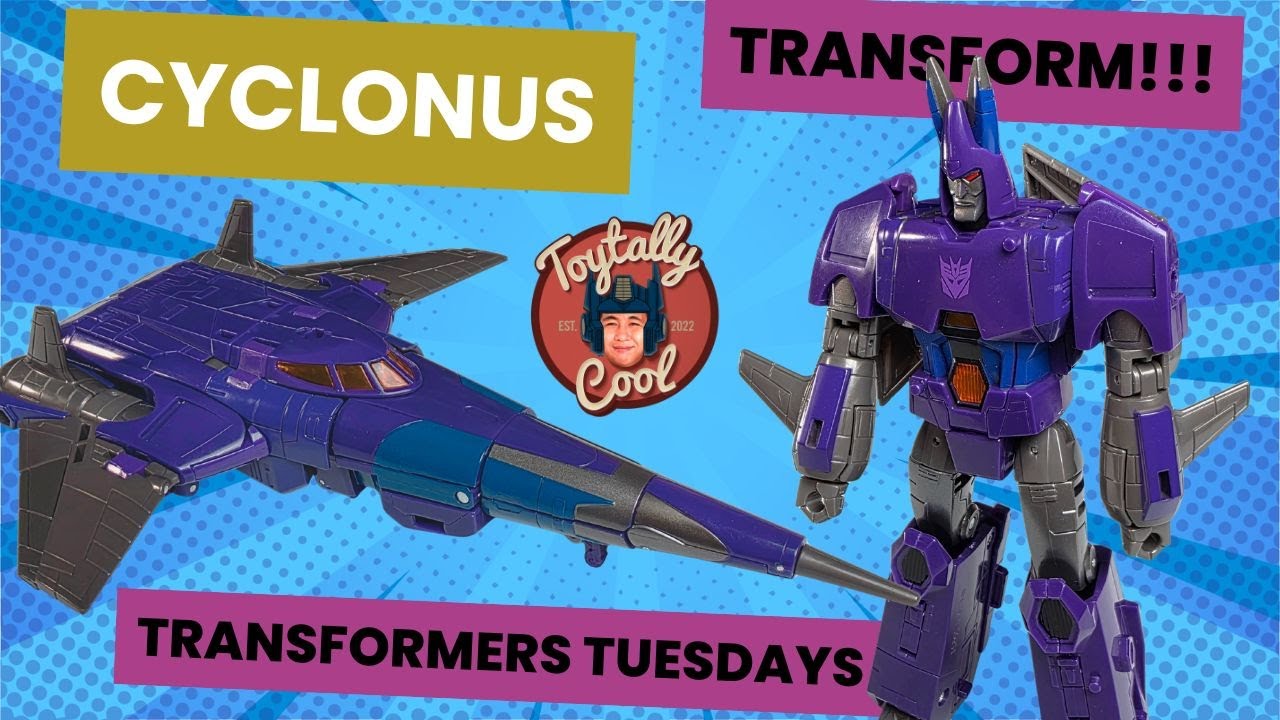 Epic Cyclonus Transform & Reverse! | Generations Selects Space Fighter ...