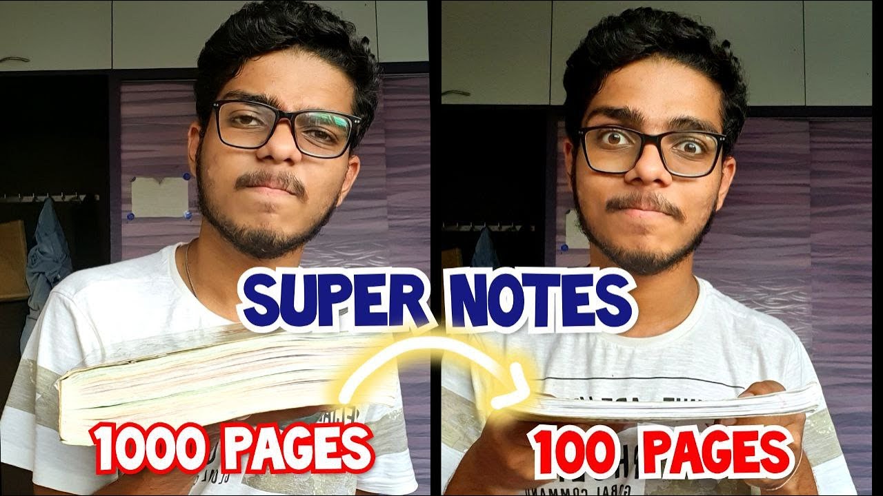 HOW TO MAKE NOTES ? NEET Study Tips | MBBS Study Tips - YouTube