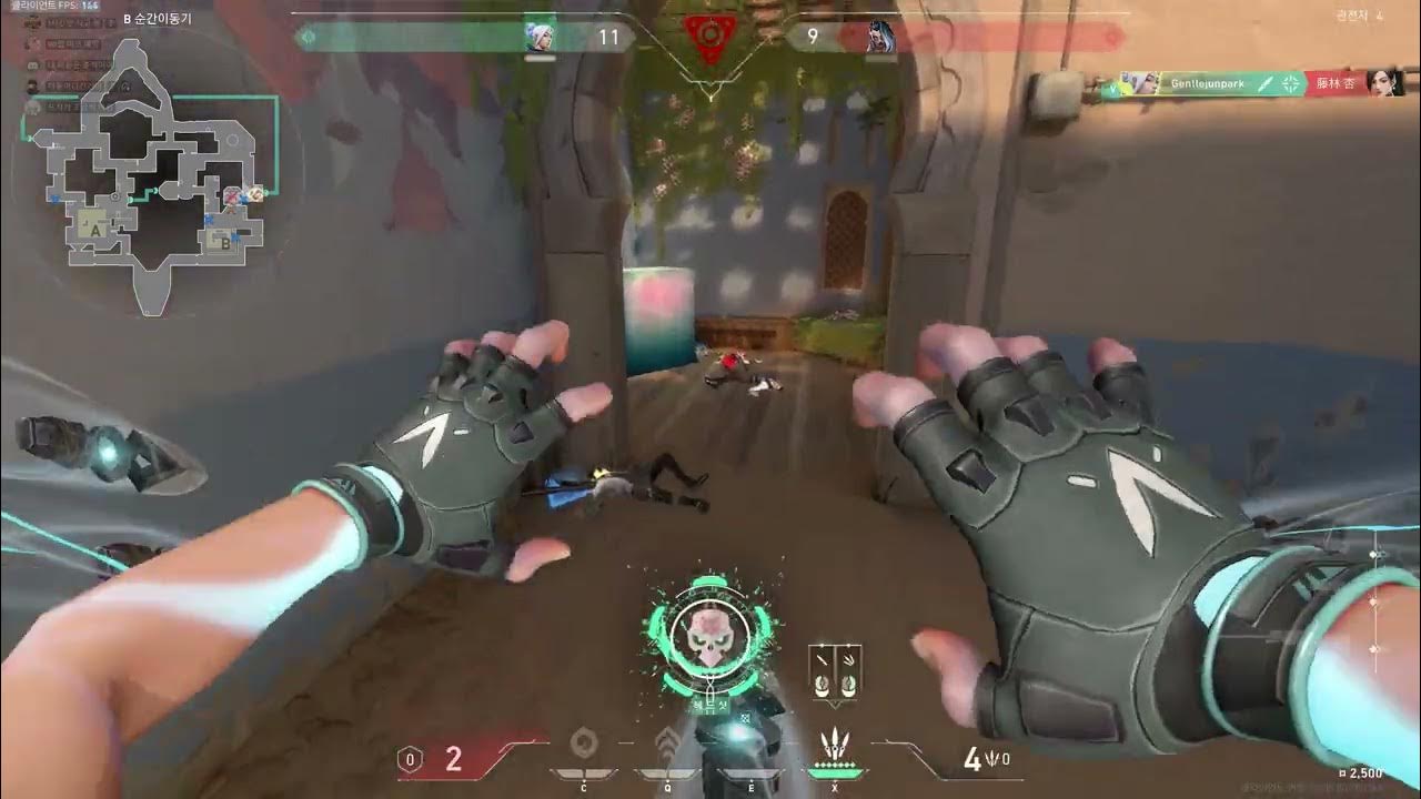 발로란트 뉴비의 첫 제트에이스 - YouTube