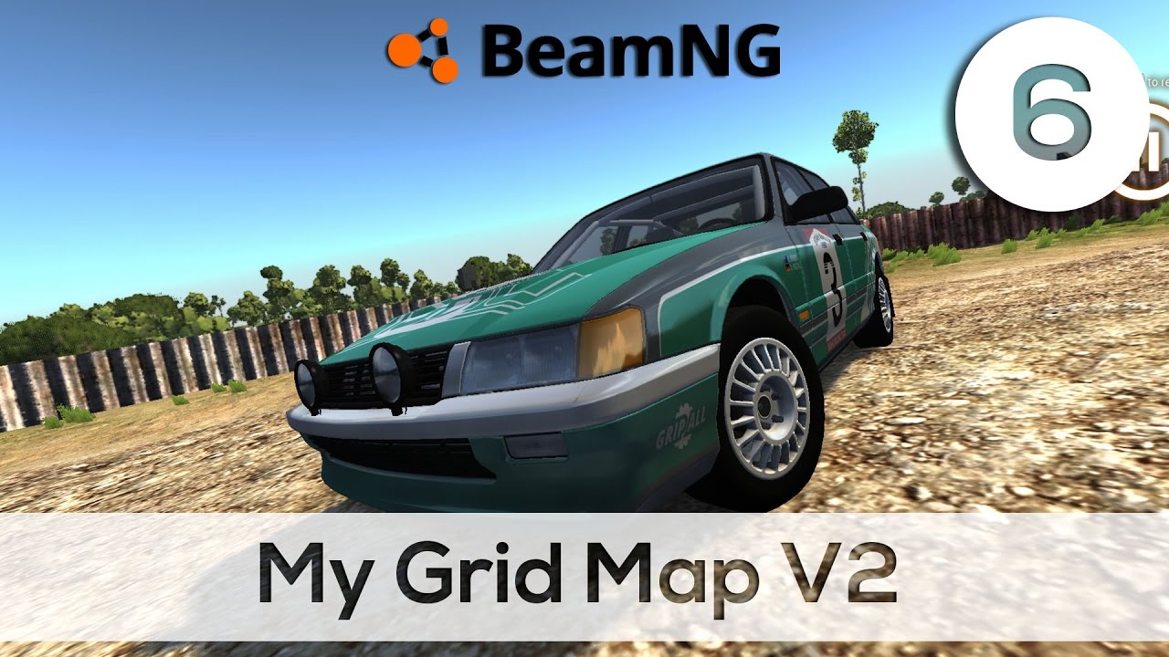 [BeamNG Drive] - My Grid Map V2 - Ukážka z mapy [CZ/SK] - YouTube