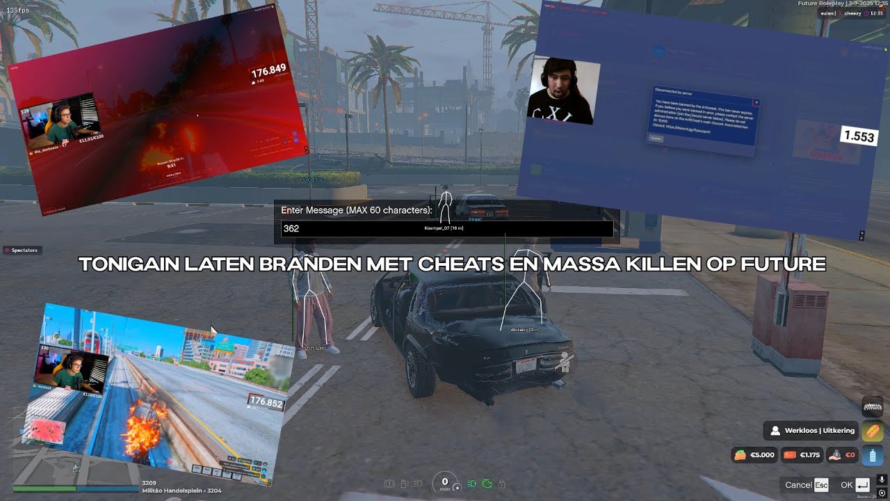 TONIGAIN LATEN BRANDEN MET CHEATS EN MASSA KILLEN OP FUTURE!!! - YouTube
