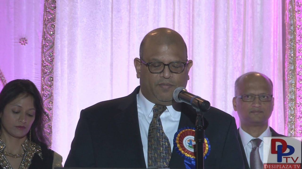 Dr.Nabil Syed in coming TIPS President for the year 2015 giving his ...