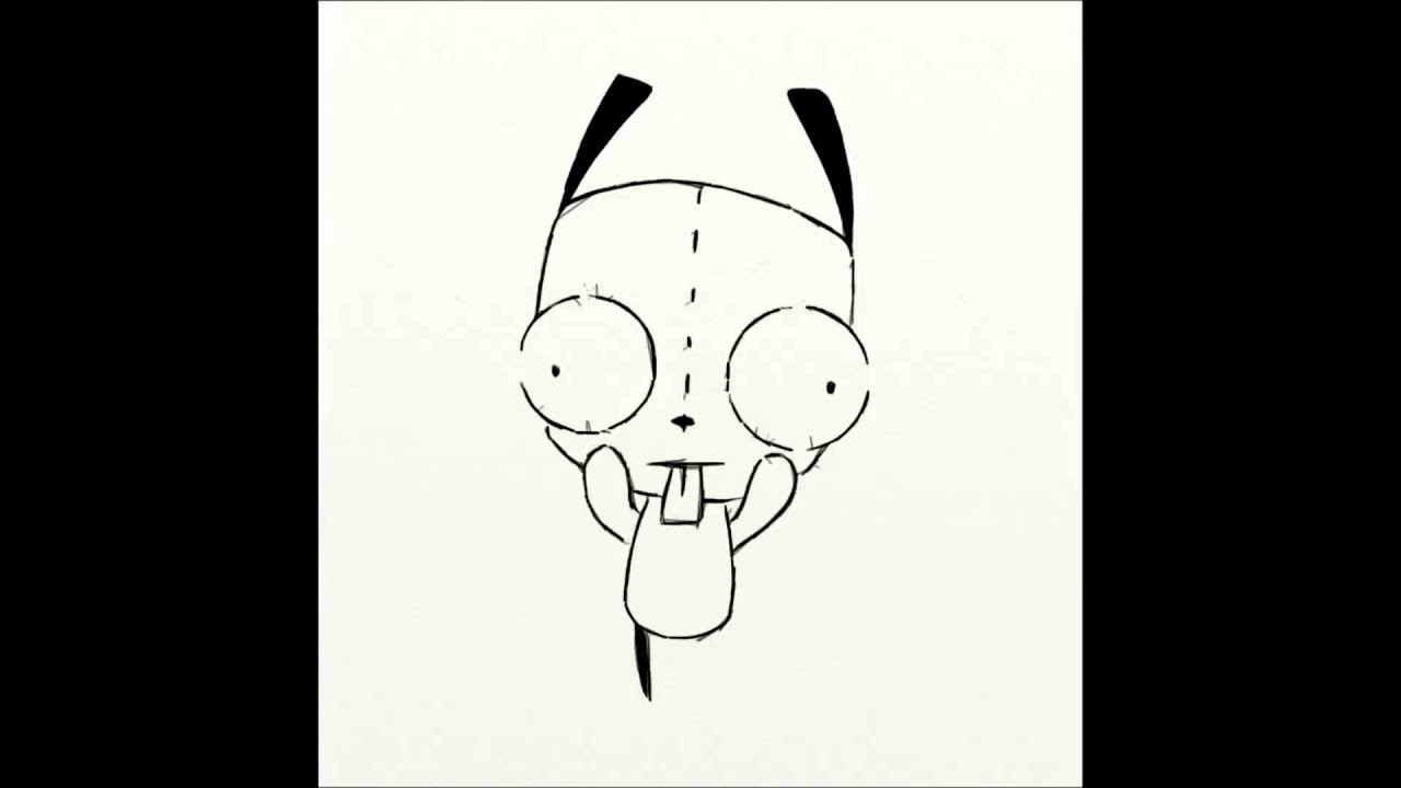 how to draw gir - YouTube