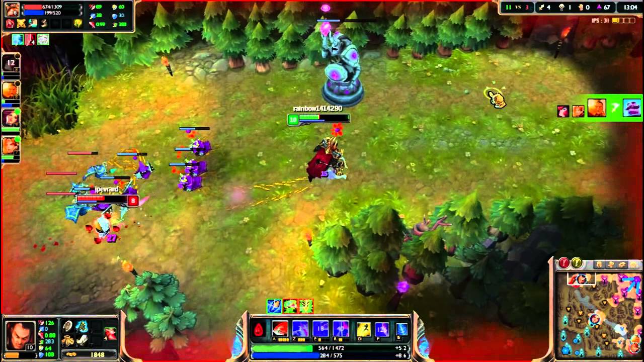 Gameplay league of legends n°2 - YouTube