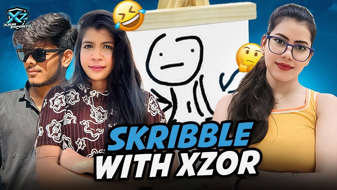 Let’s SKRIBBLE WITH XZOR CREATORS #xzoresports #skribble #funny - YouTube