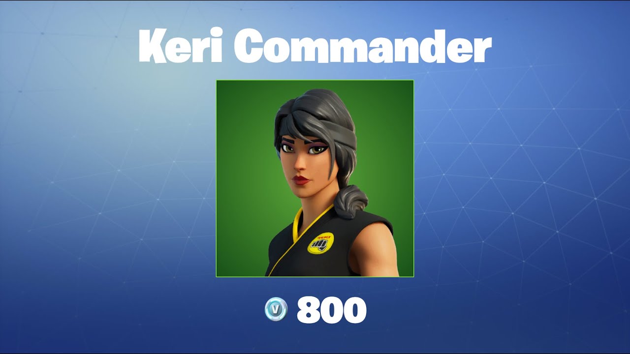 Keri Commander | Fortnite Outfit/Skin - YouTube