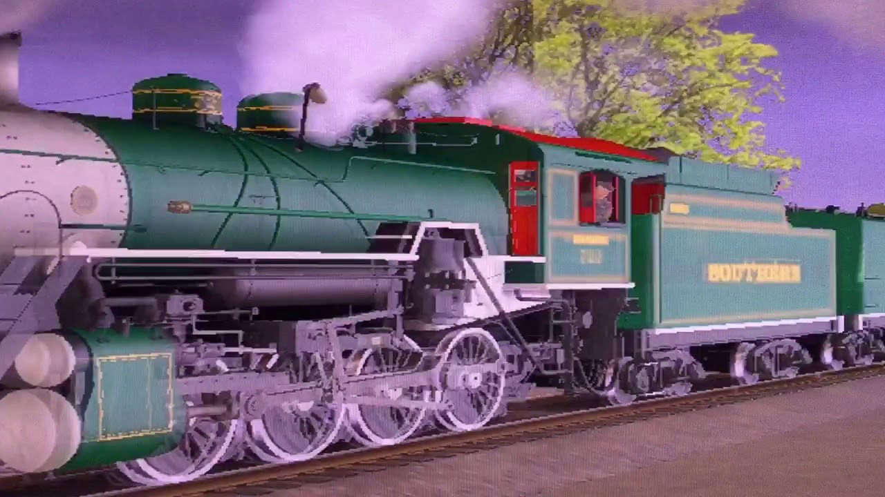 SOU 722 And S&A 750 Pulls A 15-Car Passenger Train Southern Steam ...