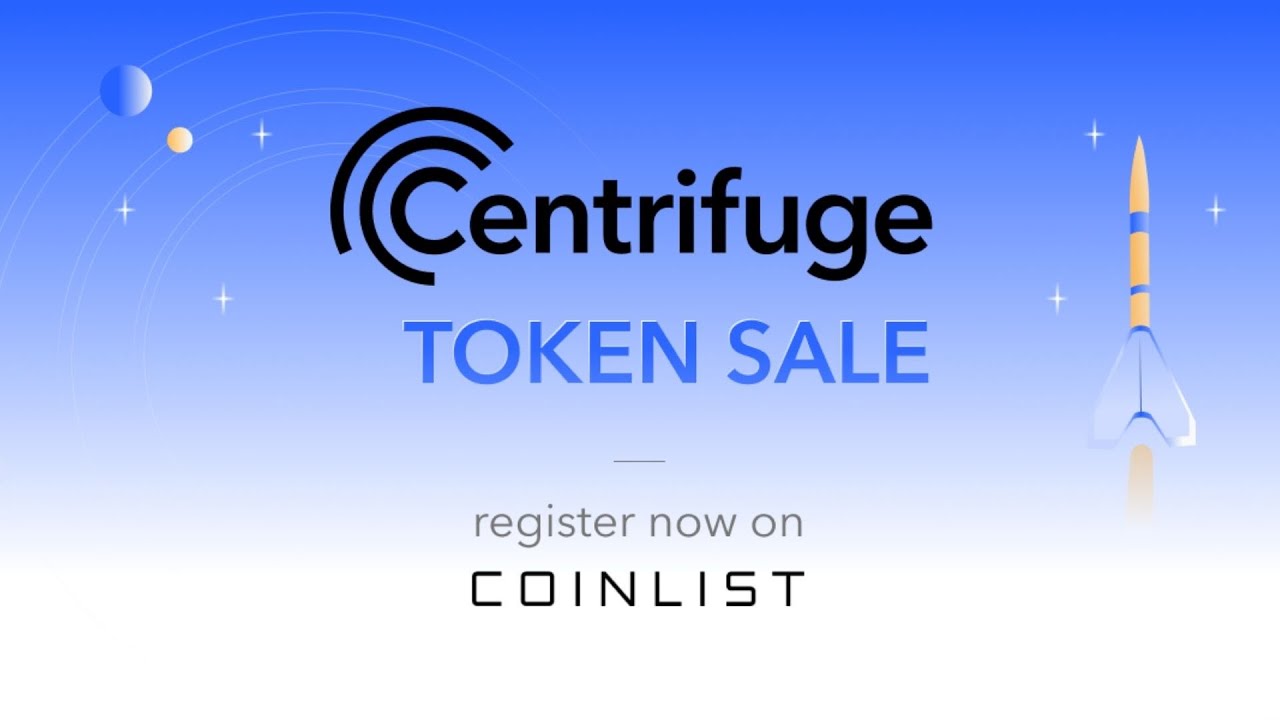 Centrifuge $CFG token sale on Coinlist - YouTube