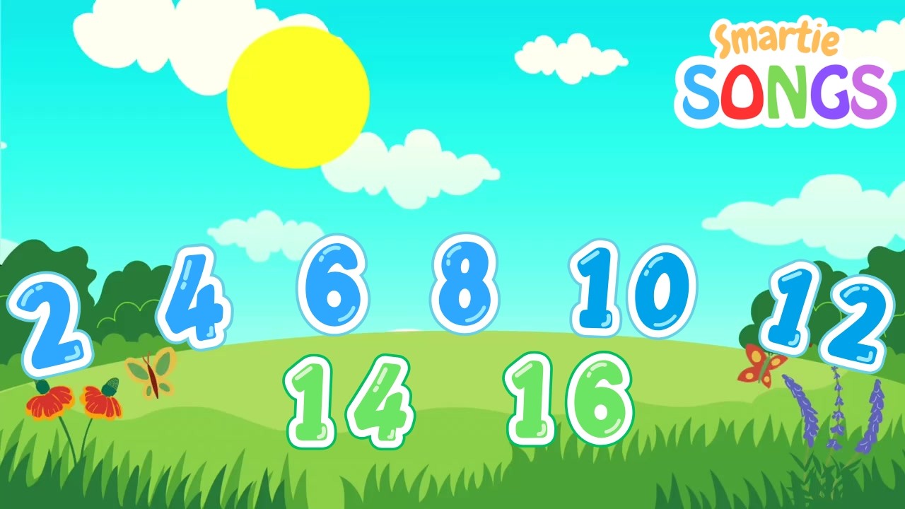 Count by 2s Song for Kids | Counting by Twos to 20 | Toddler Learning ...