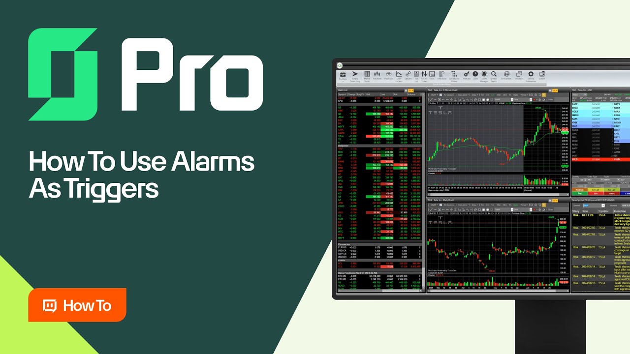 How To Use Alarms As Triggers on ZeroPro - YouTube