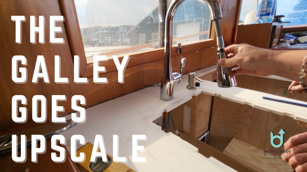 DIY Galley reconstruction gets fancy - YouTube