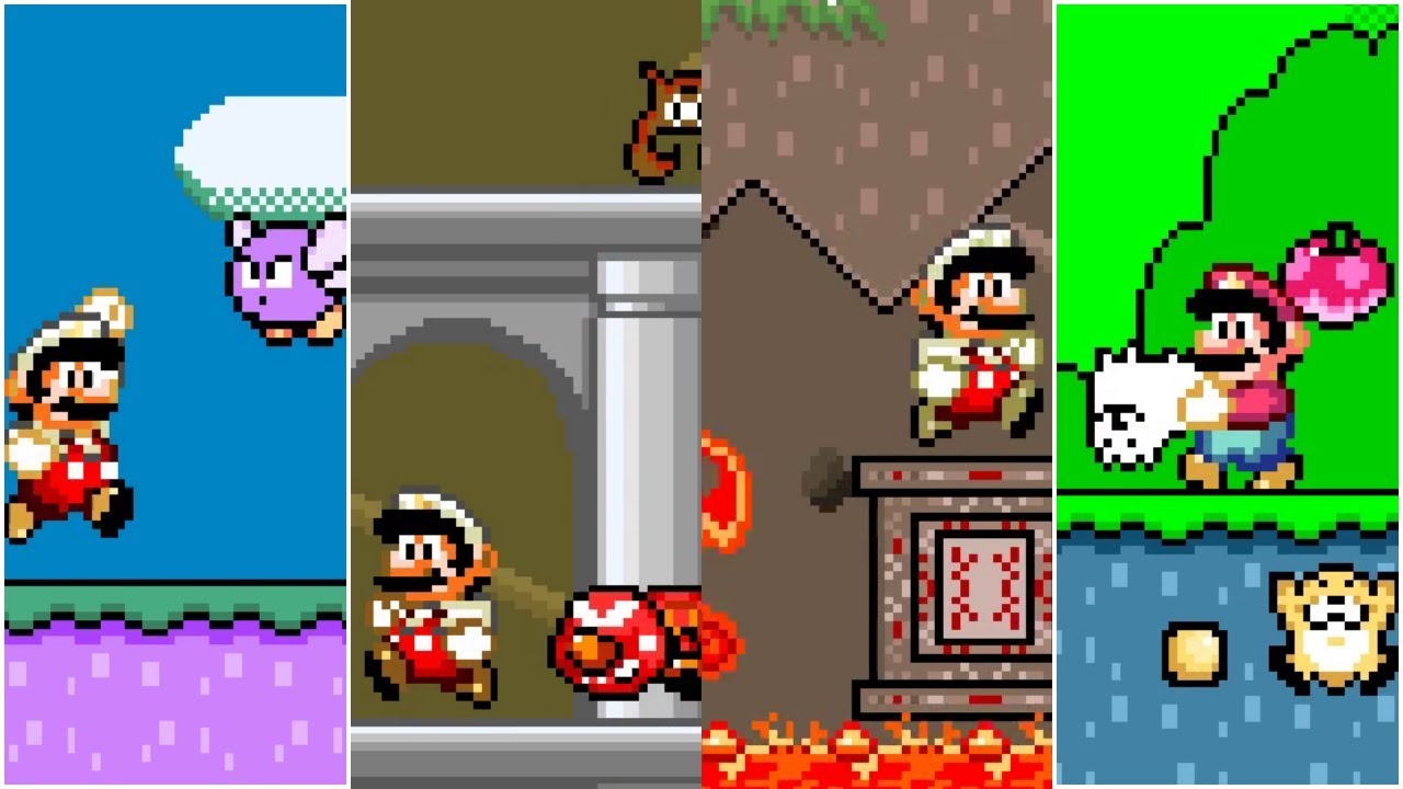 Super Herbihalt World | Super Mario World ROM Hack (スーパーマリオワールド) - YouTube