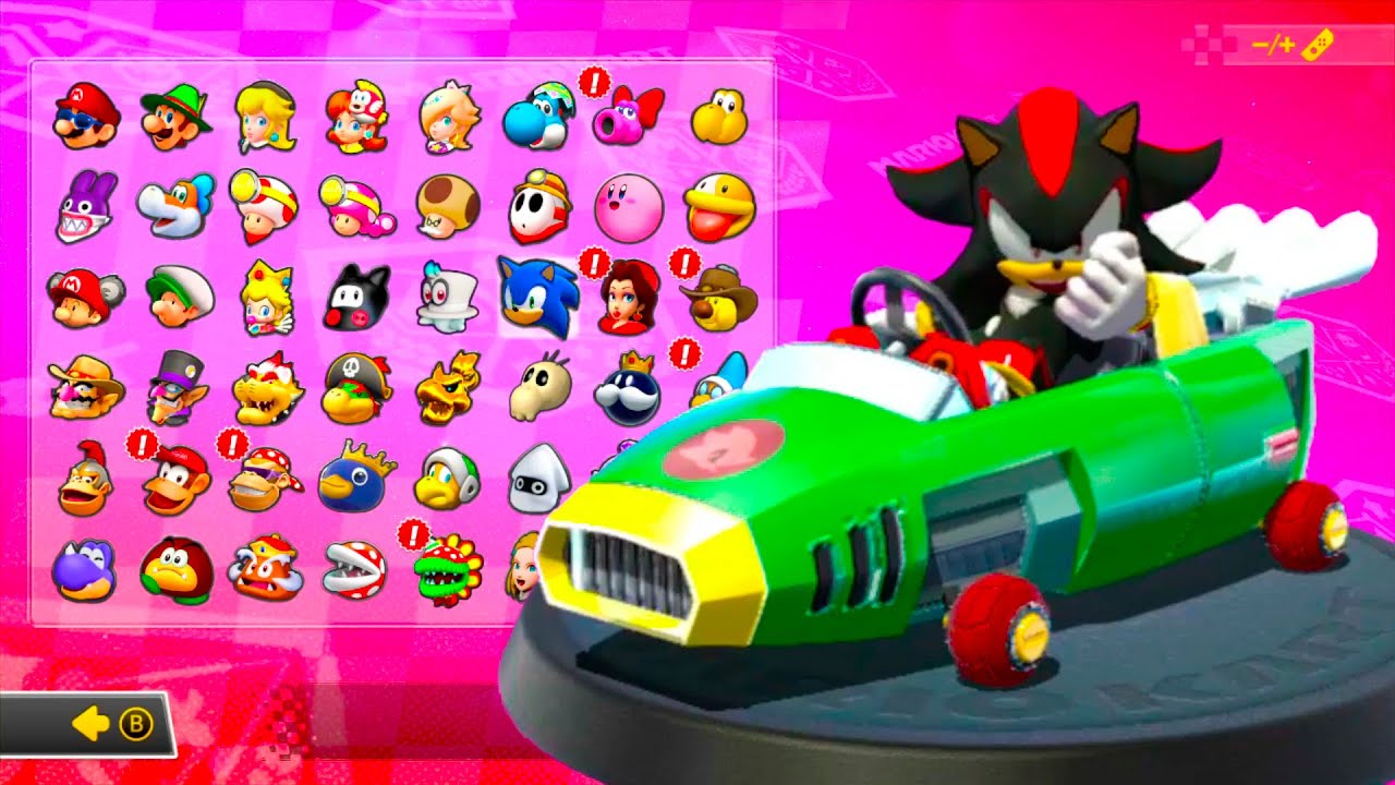 Mario Kart 8 Deluxe Omega! Custom Character! Shadow - YouTube