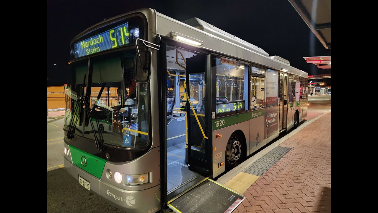 TP1920 Transperth Bus Mercedes-Benz OC500LE CNG Loud ZF KICKDOWN - YouTube