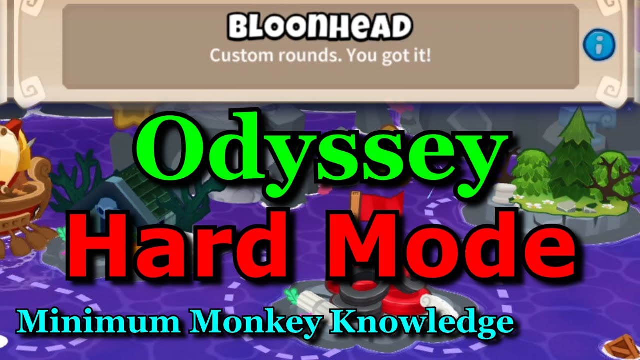 BTD6 Odyssey - Hard Mode Tutorial / Guide (BloonHead) - YouTube