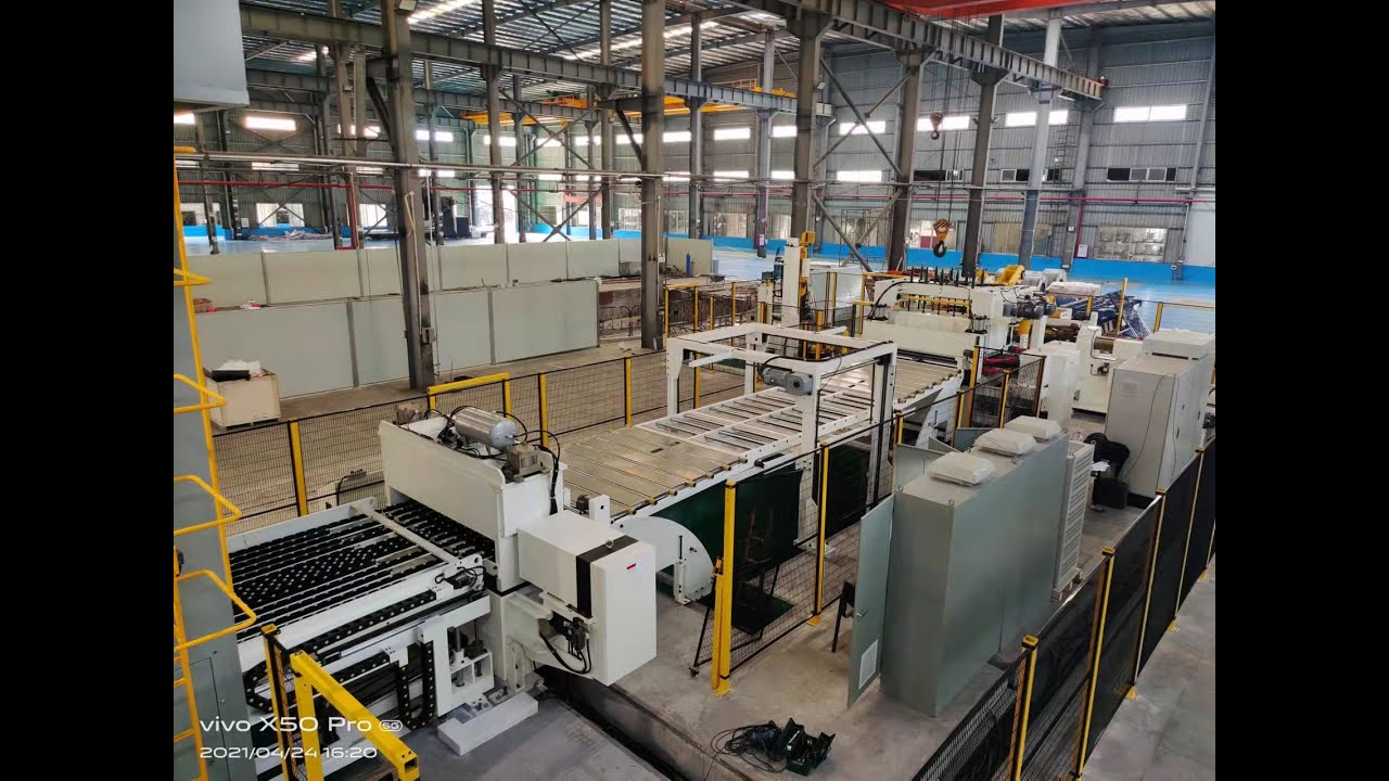Laser cutting of blanks: Coil feed Laser Blanking Line for automotive ...