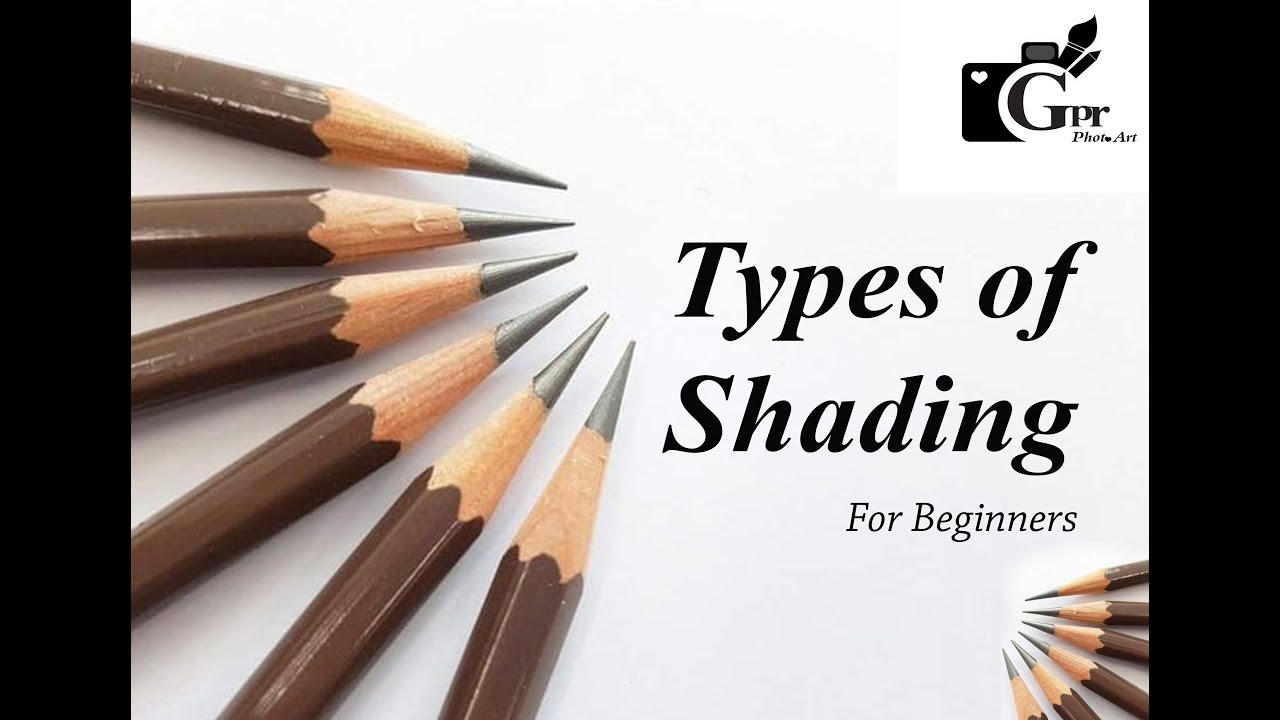 Types of Shading / For Beginners / Six types of Shading / Easy and ...
