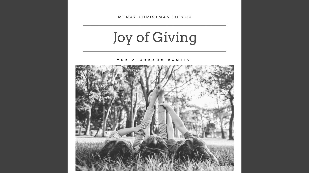 Merry Christmas to You (Joy of Giving) - YouTube