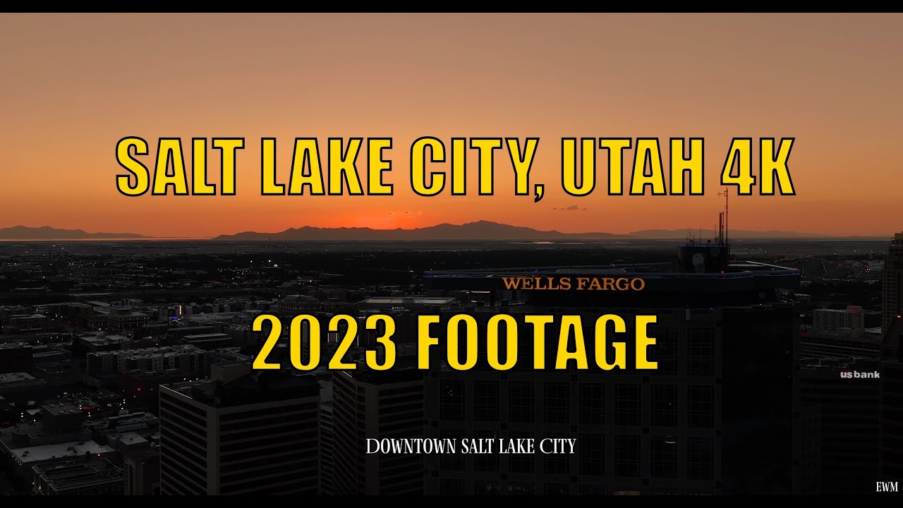 2023 Salt Lake City, Utah Drone Footage 4k - YouTube