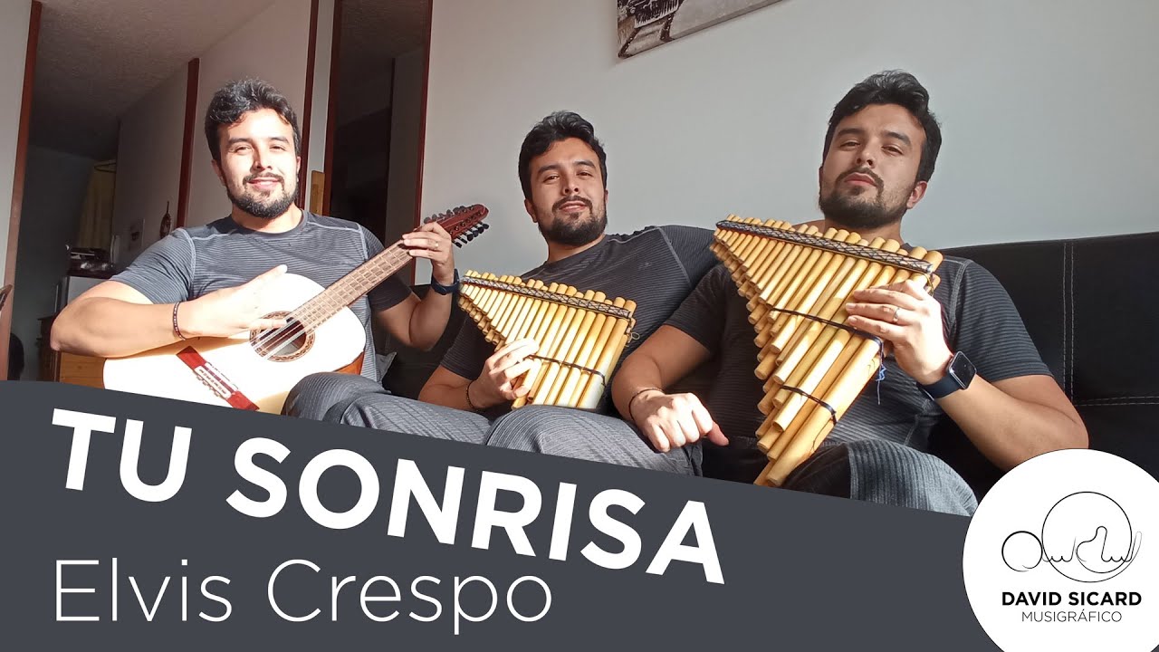 Elvis Crespo - Tu sonrisa - Cover por David Sicard - YouTube
