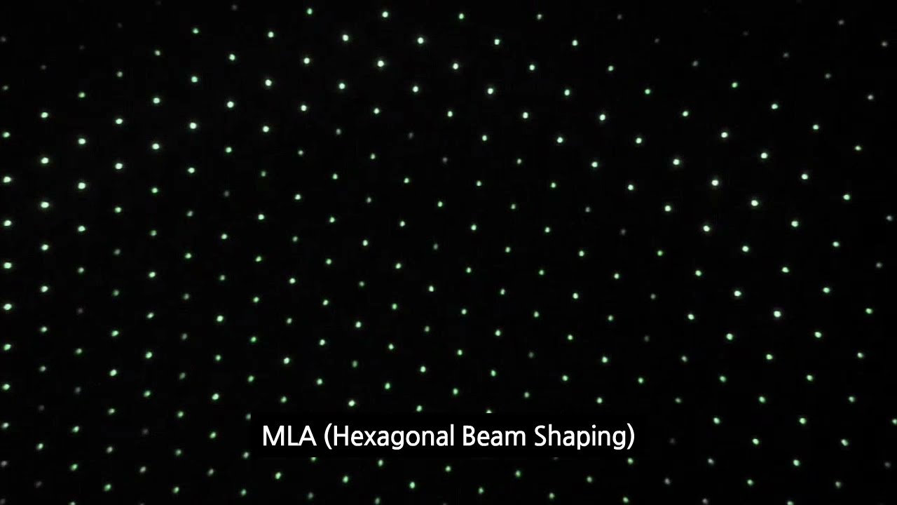 MEMSLUX - Micro Lens Array(MLA) - YouTube