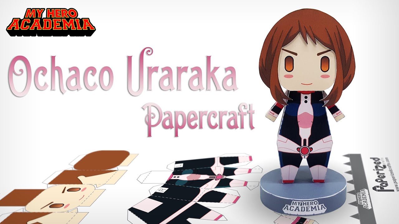 My Hero Academia: Ochaco Uraraka Paperized - YouTube