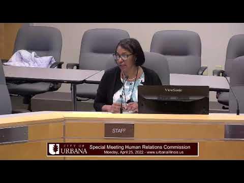 Human Relations Commission Meeting - April 25, 2022 - YouTube