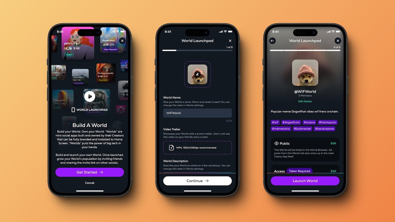 Calaxy Worlds LaunchPad Overview - YouTube