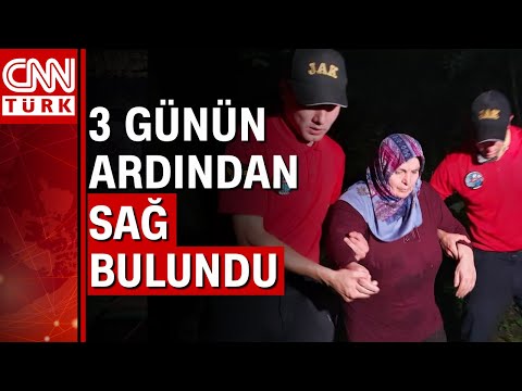 Odun toplamak için kayboldu! 3 gün sonra sağ bulundu