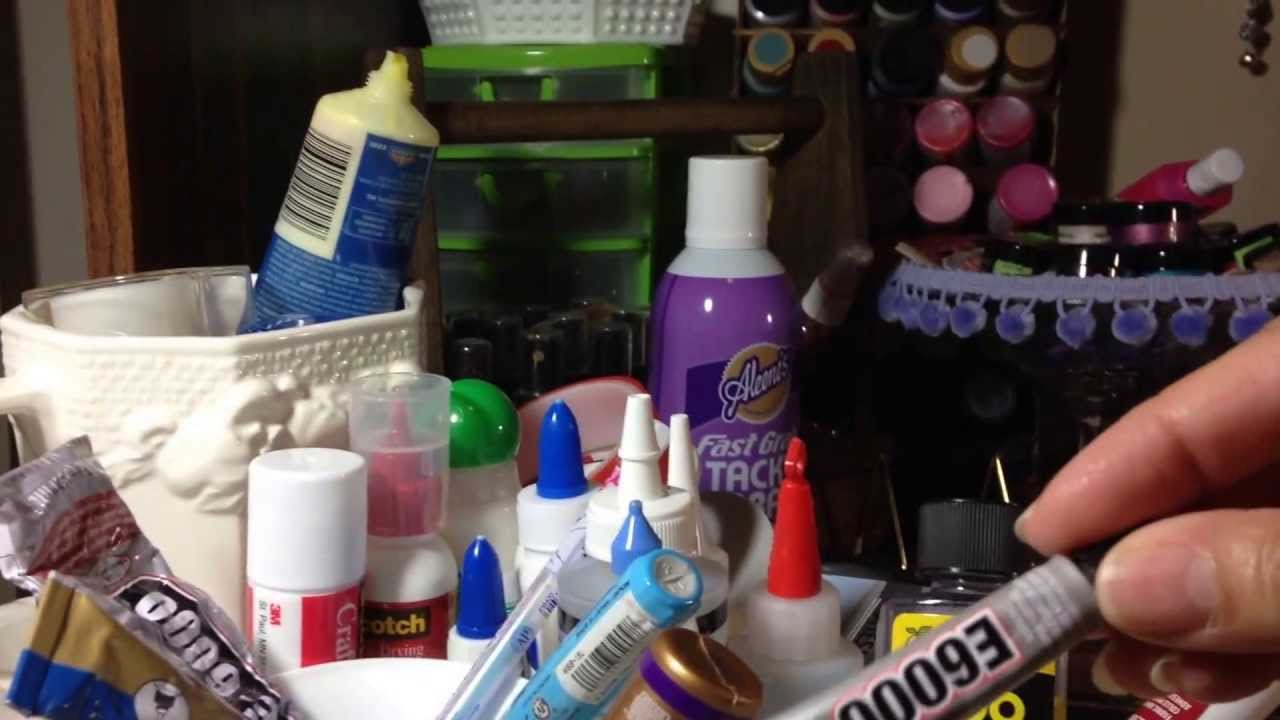How I store my adhesives and glue "Lets get to Organizing Giveaway" # 6 ...