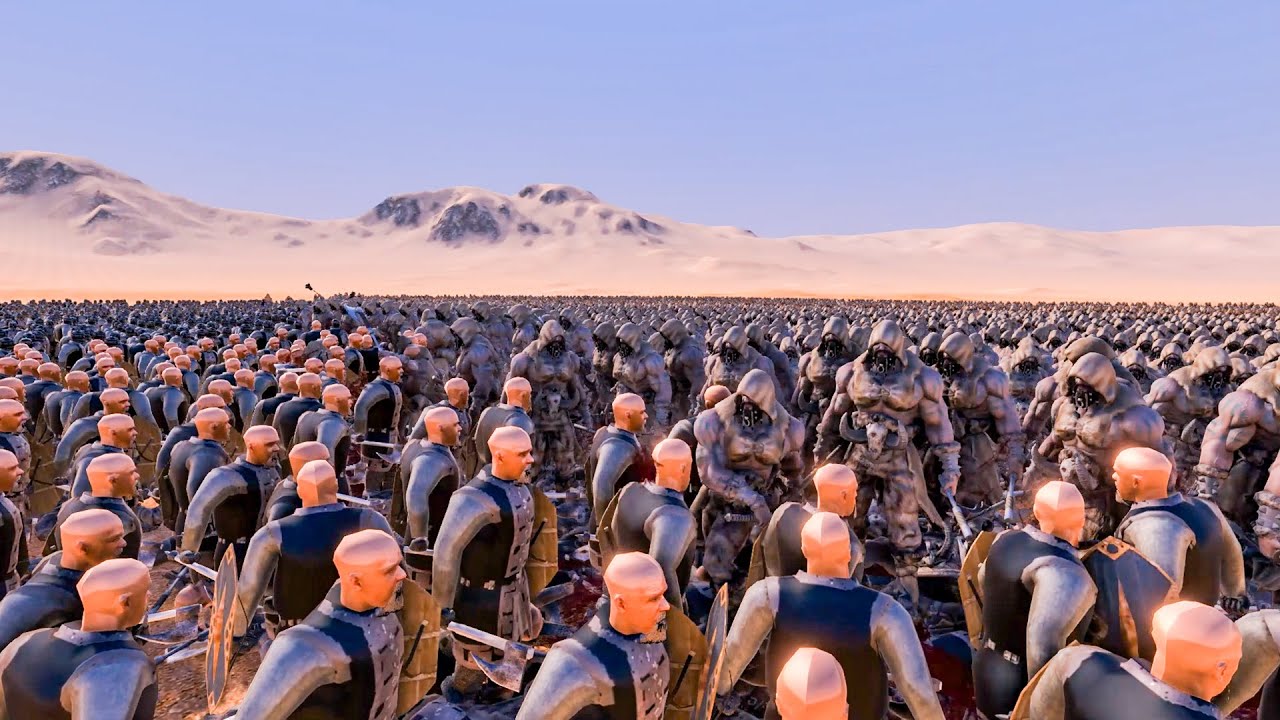 20000 Dwarven Captains VS 20000 Wild Mans - Ultimate Epic Battle ...