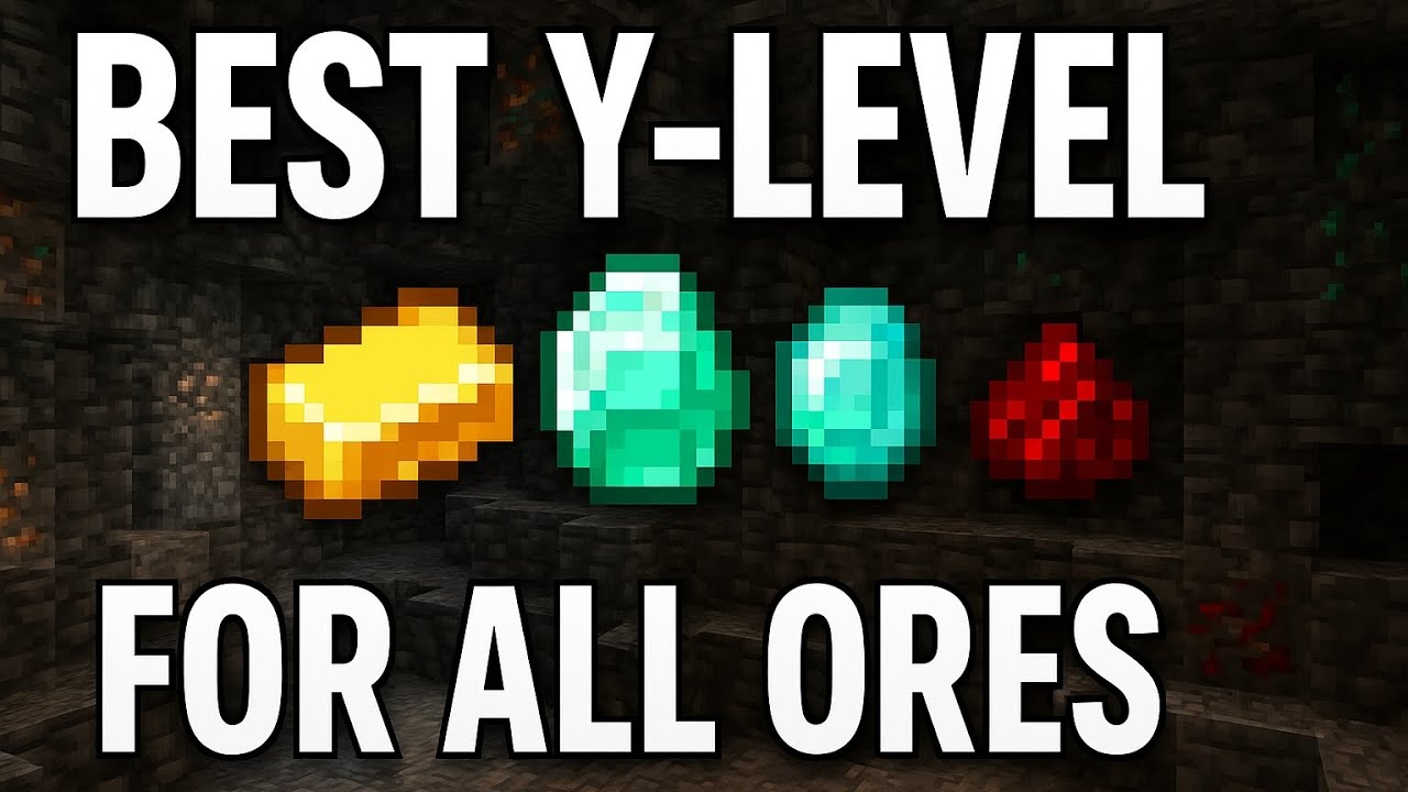How to find any ore in Minecraft || best y level for any ore in ...
