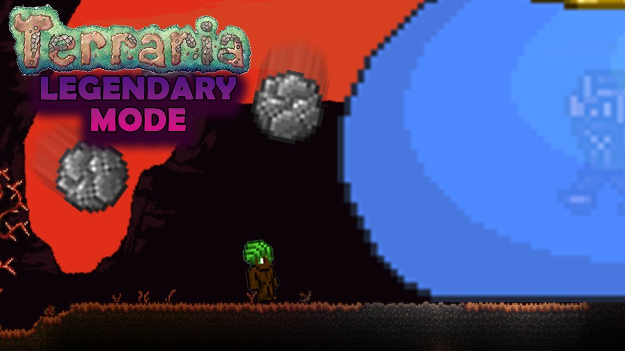 Live::Mining mencari life crystal || Terraria legendary mode - YouTube
