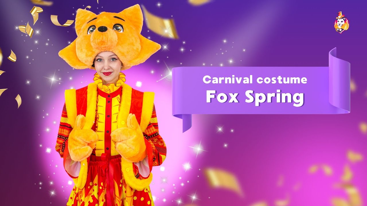 Fox Spring Сarnival costume - YouTube