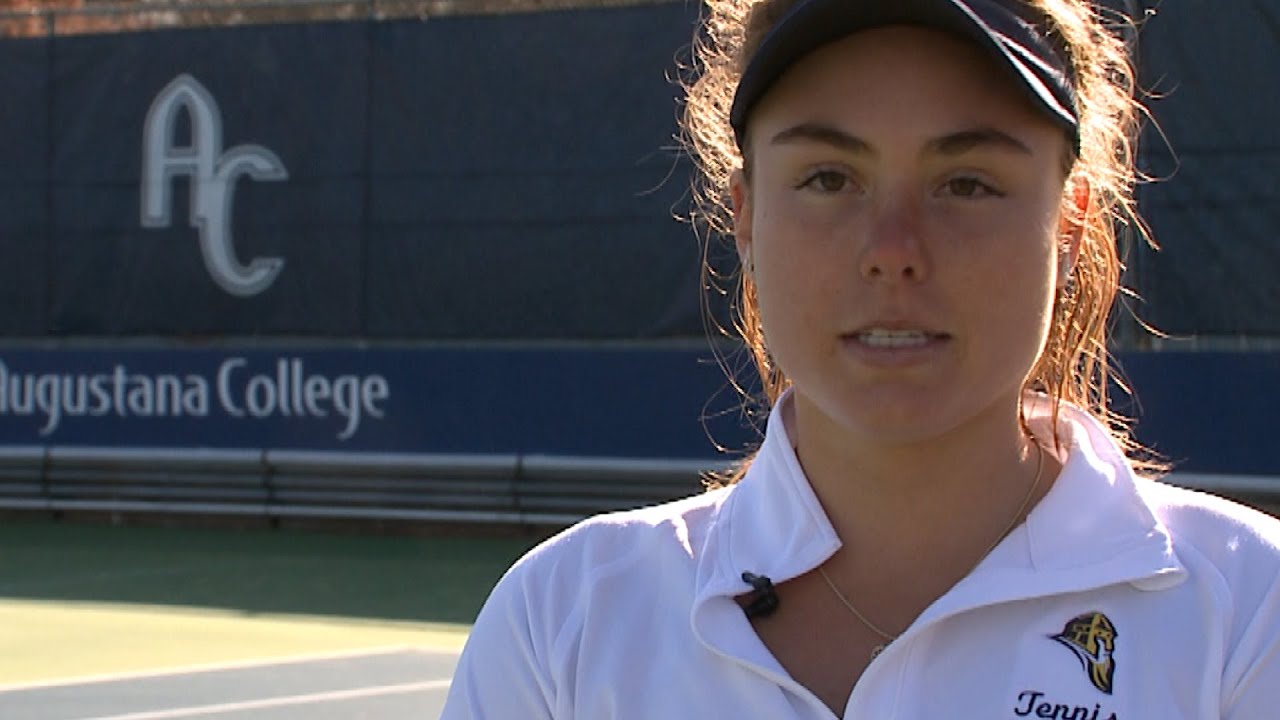 Viking Spotlight: Lily Schoeck, Women's Tennis - YouTube