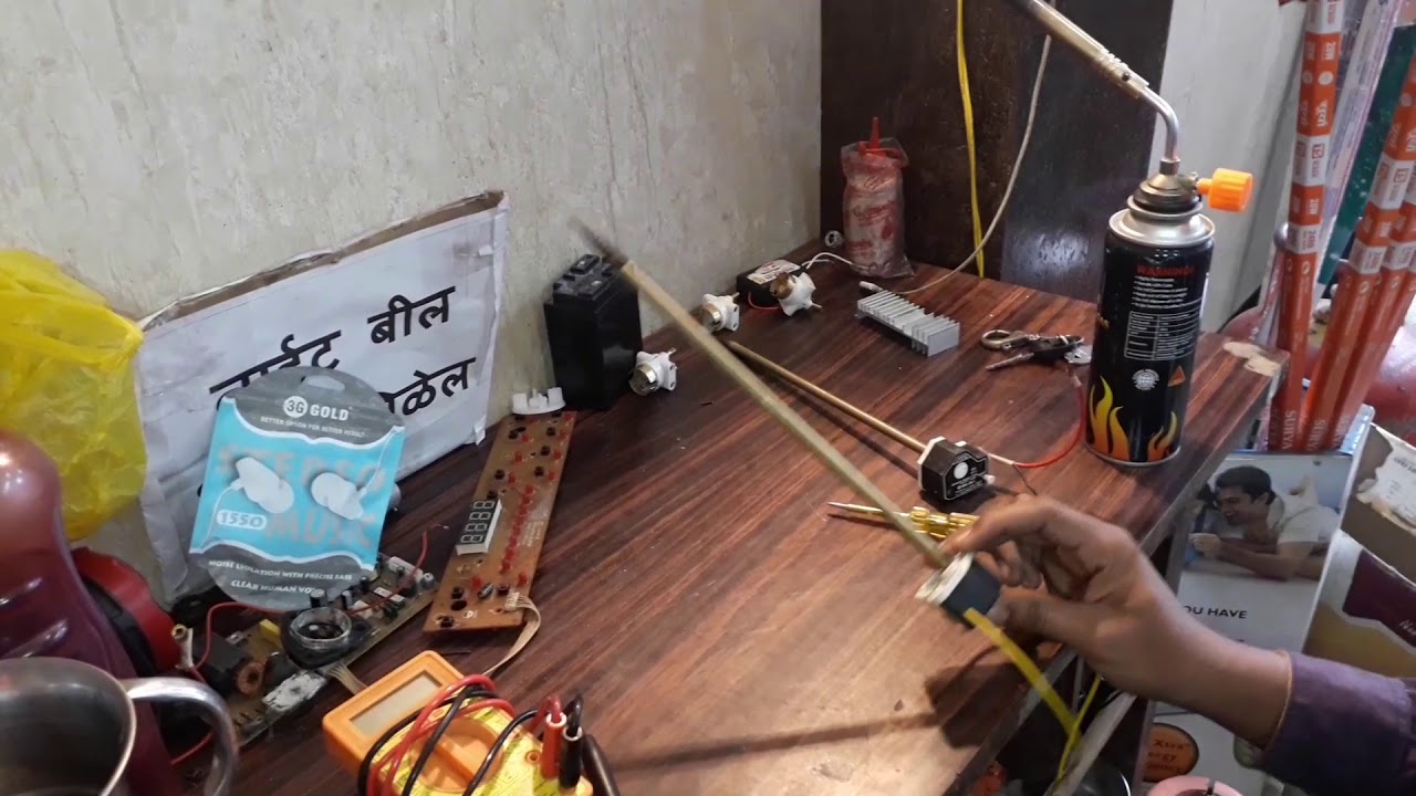 Electric geyser thermostat testing with serese - YouTube