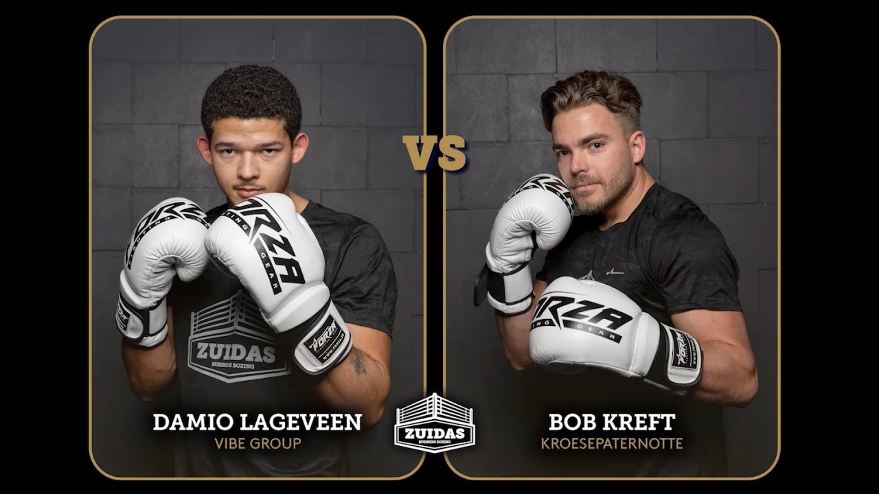 Zuidas Business Boxing Part III : Damio Lageveen vs Bob Kreft - YouTube