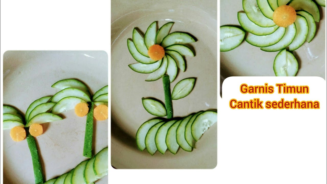 Garnish Timun - YouTube