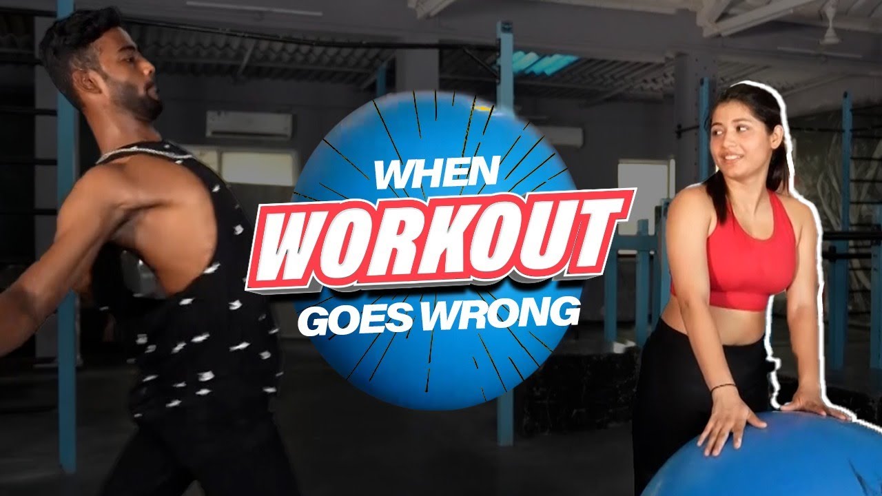 When workout goes wrong - Justin & Sakshi’s hilarious fitness failures ...