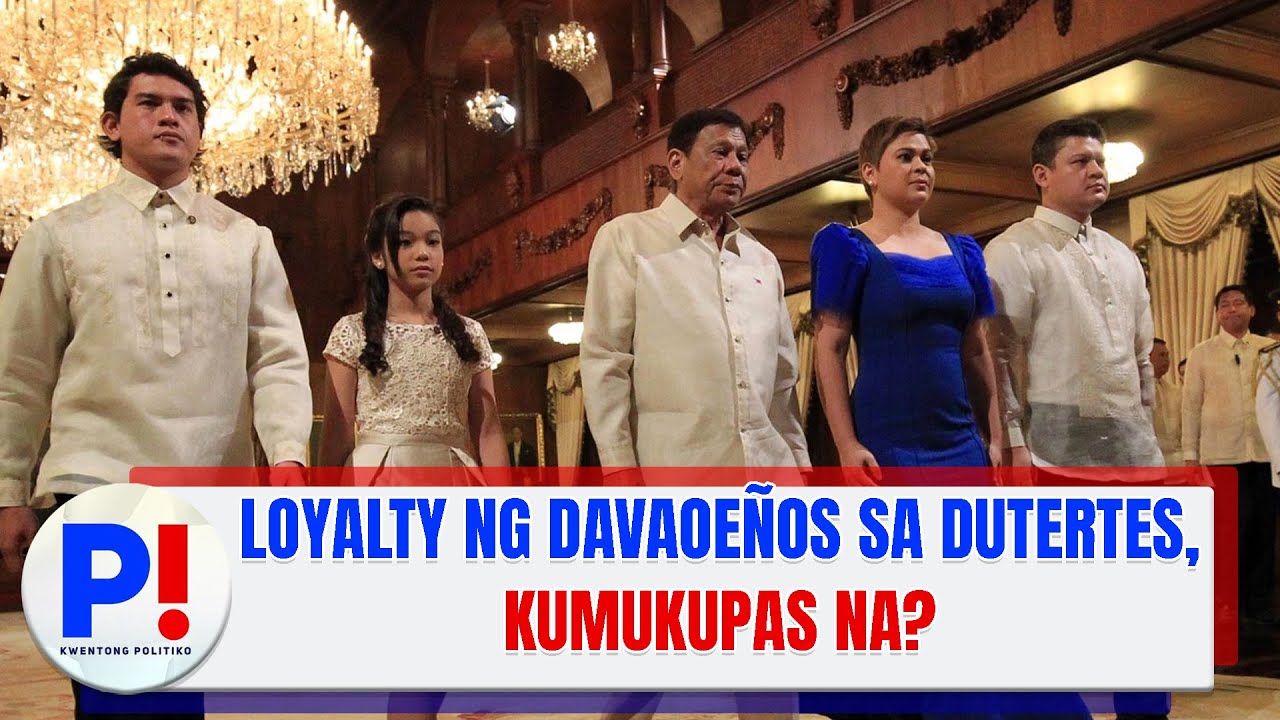 LOYALTY NG DAVAOEÑOS SA DUTERTES, KUMUKULAS NA? - YouTube