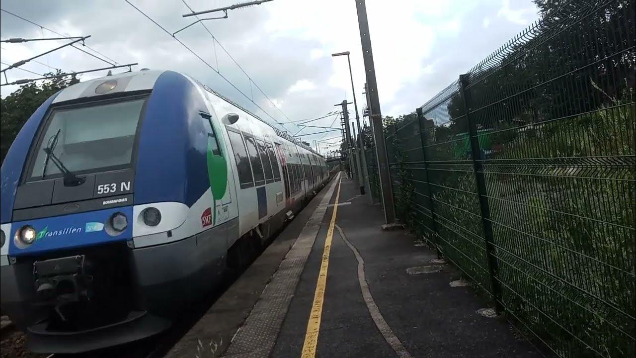 ( Transilien P): Départ d'un AGC Transilien + Sifflets pour Le Croisement 👌👌👌 - YouTube