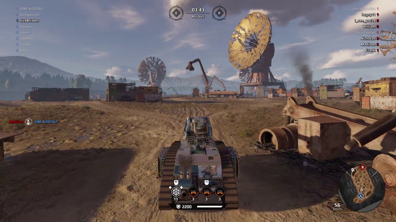 Crossout tank goin in style - YouTube