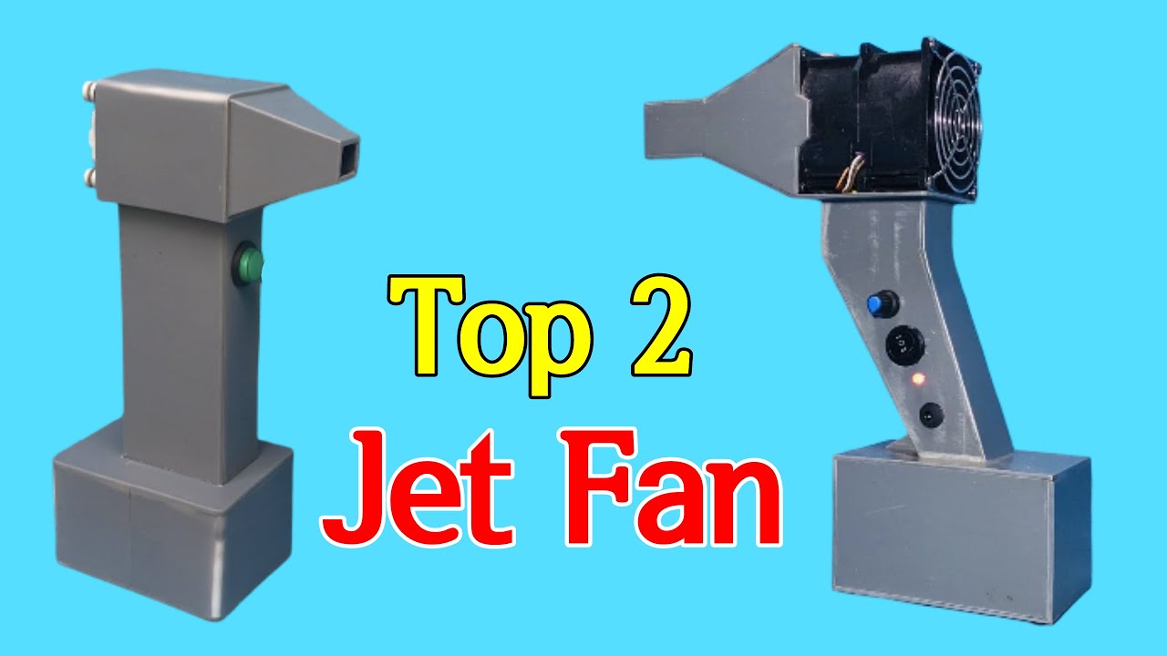 Top 2 Ways to Make a Super Powerful Jet Fan | Creative Ideas From PVC ...