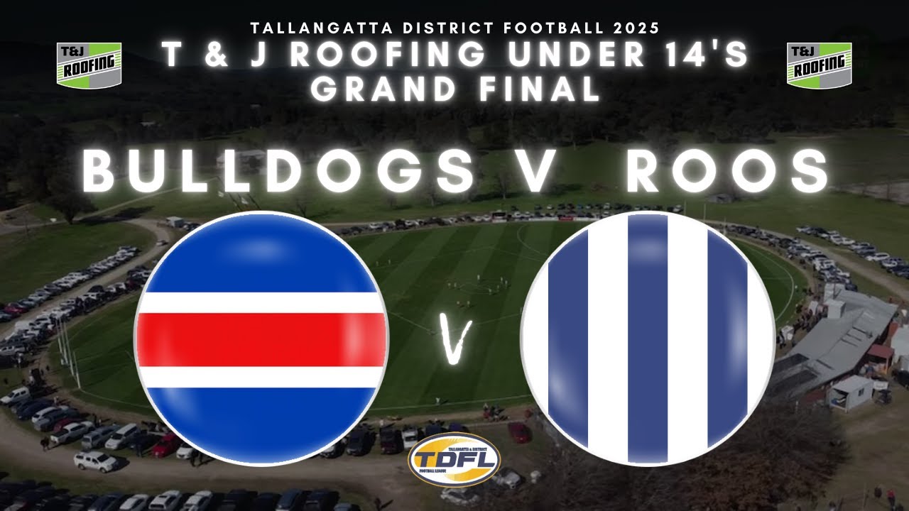 TDFL 2025 T & J Roofing Under 14's Grand Final - YouTube