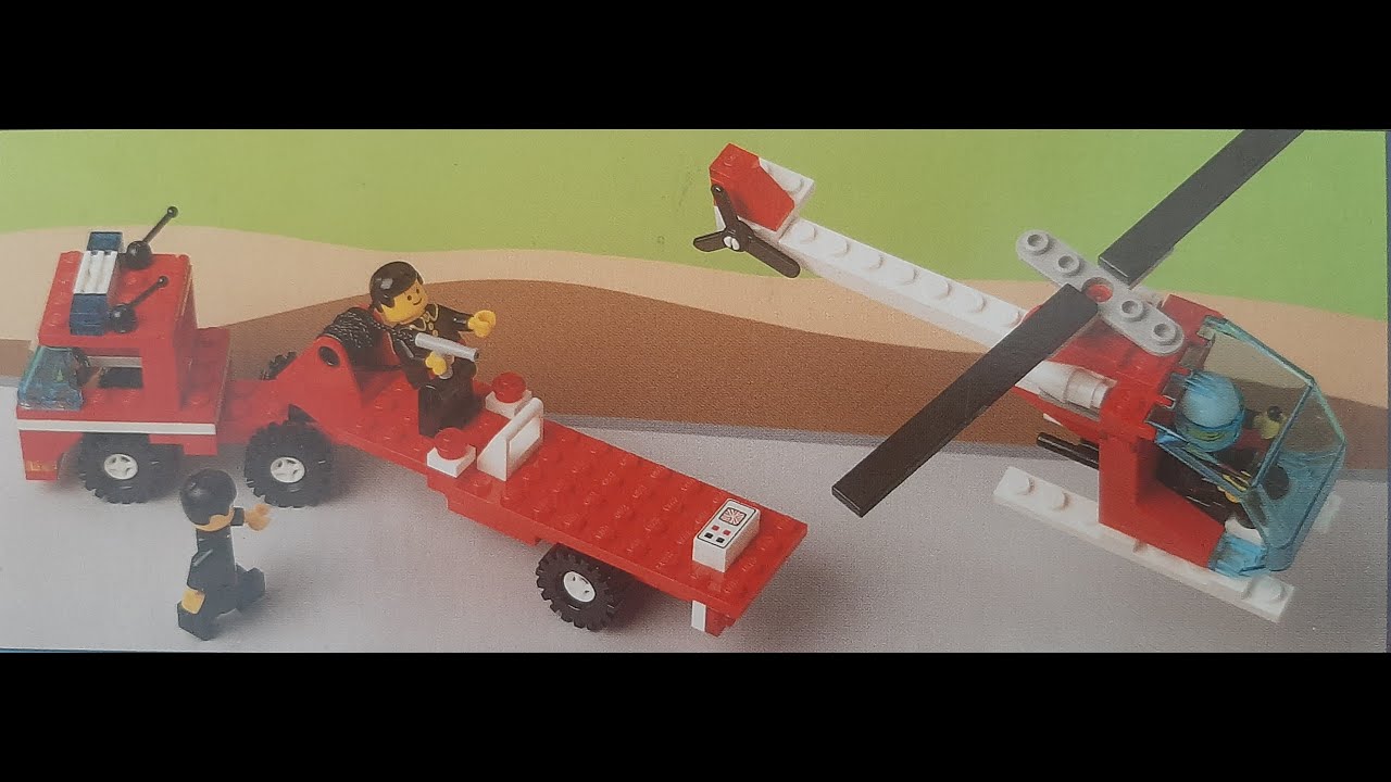 Lego 6389 - alternative model D from back side of the set's box - an ...